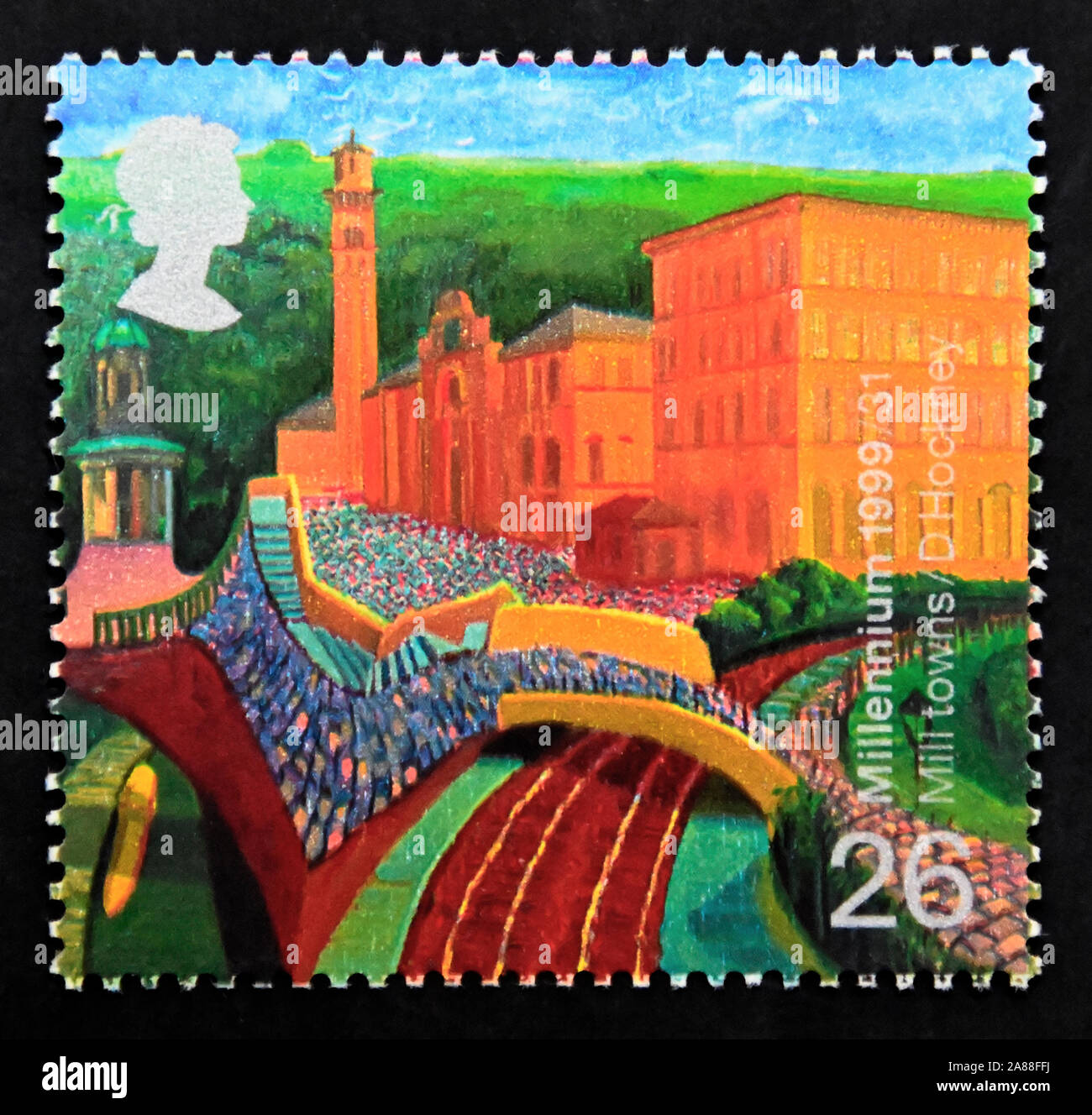 Postage stamp. Great Britain. Queen Elizabeth II. Millennium Series ...