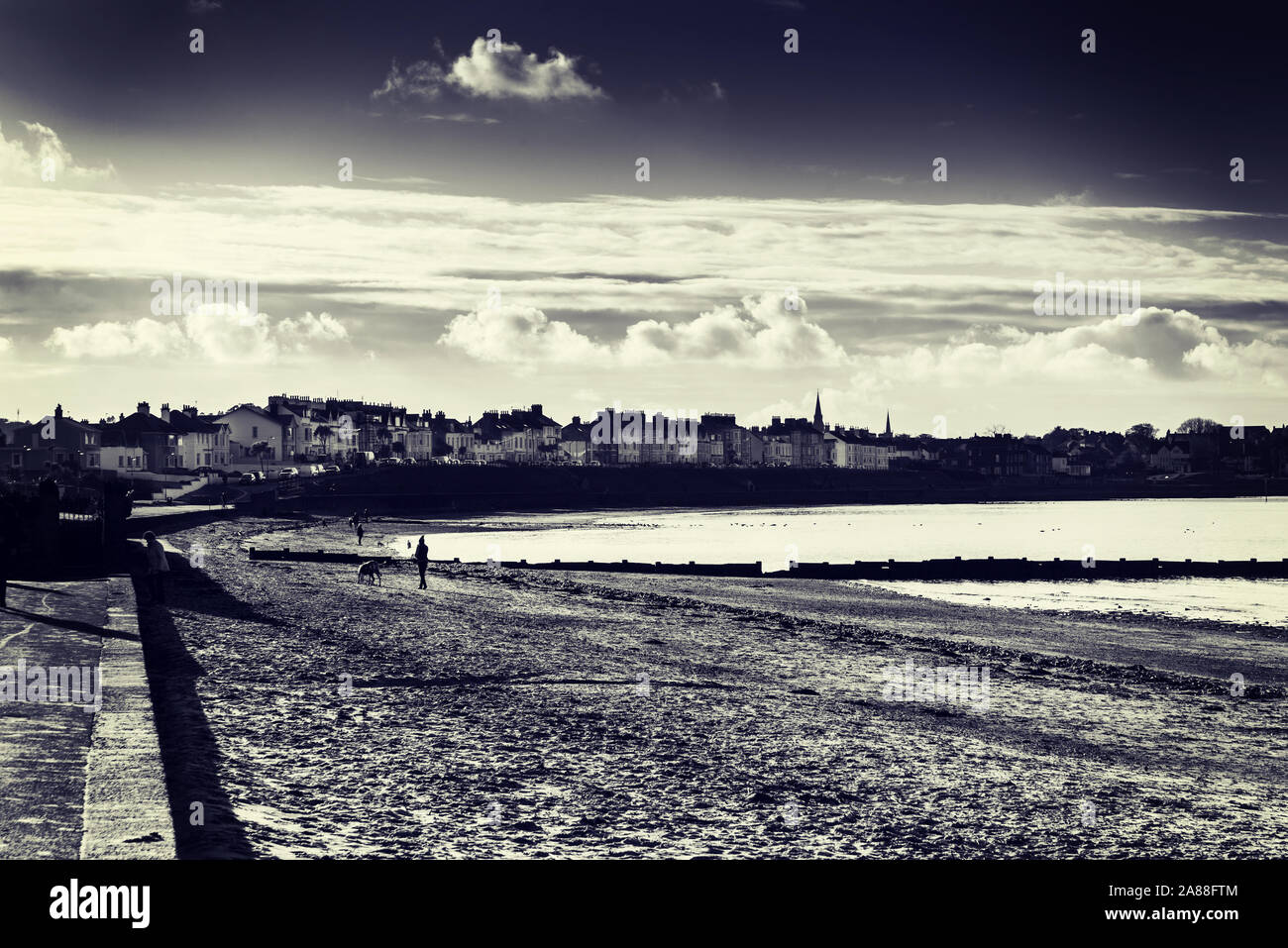Ballyholme beach, Bangor, County Down, Northern Ireland Stock Photo - Alamy