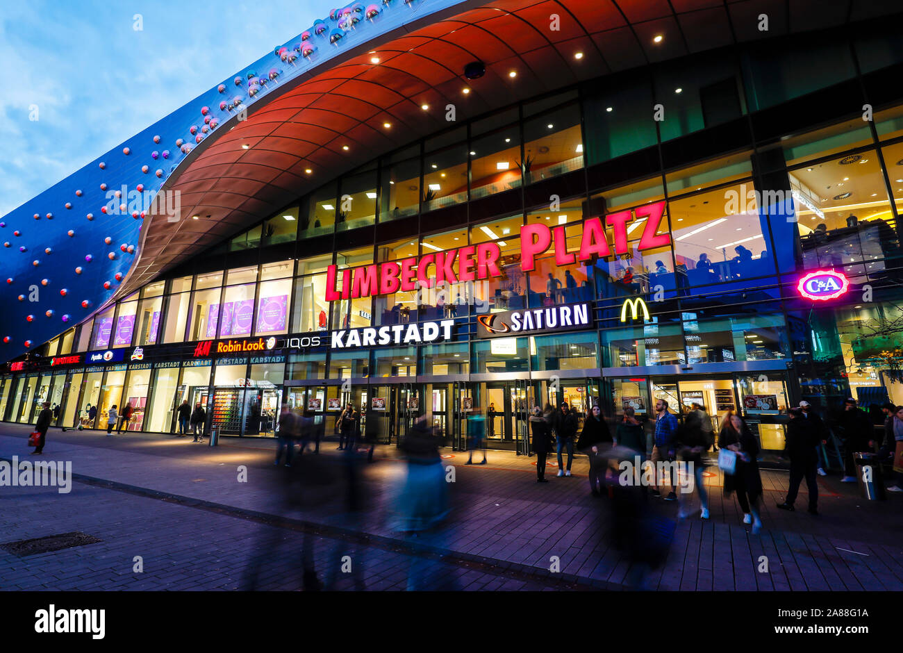 Essen, Ruhr area, North Rhine-Westphalia, Germany - Limbecker Platz ...