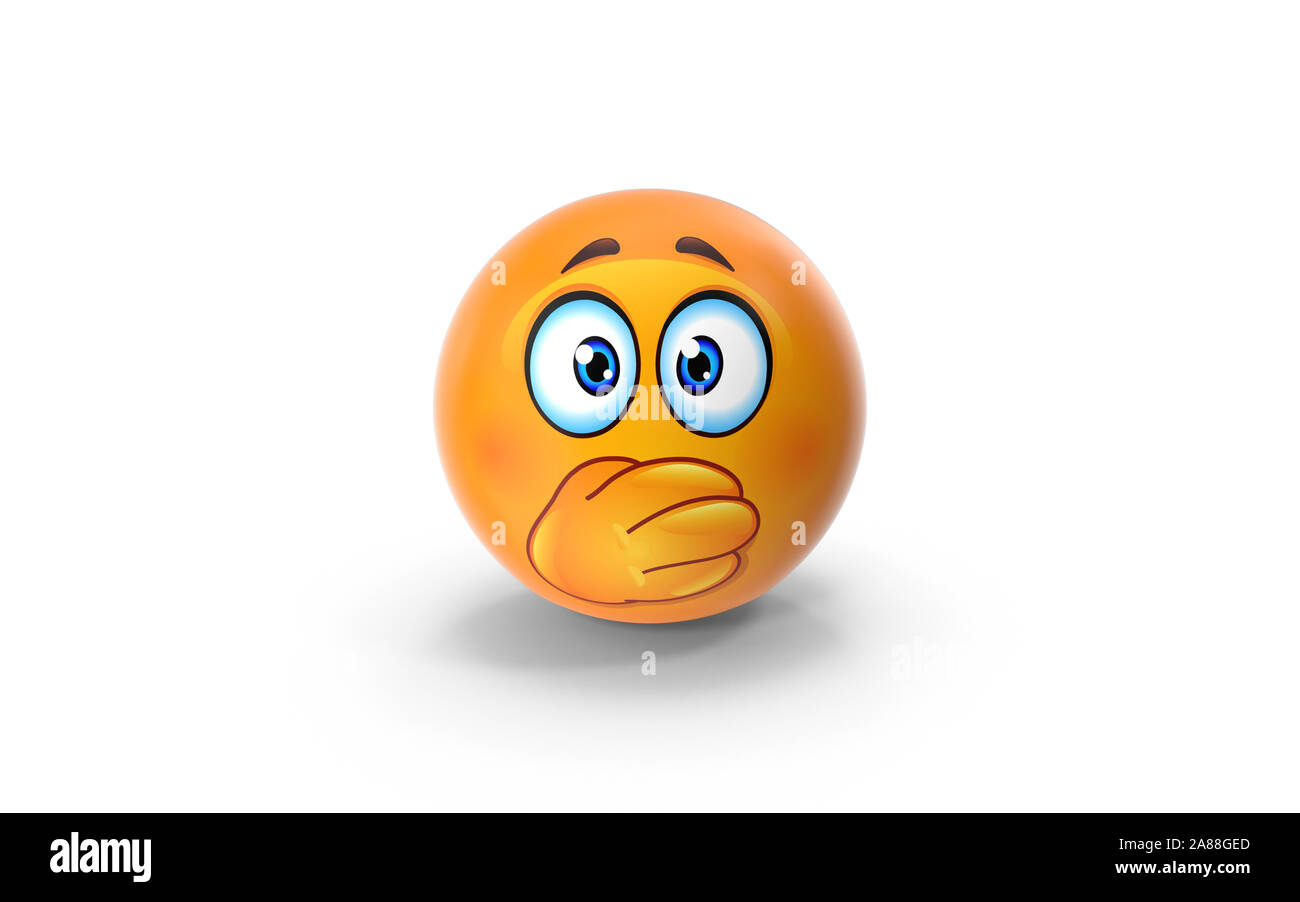 Gasping emoticon hi-res stock photography and images - Alamy