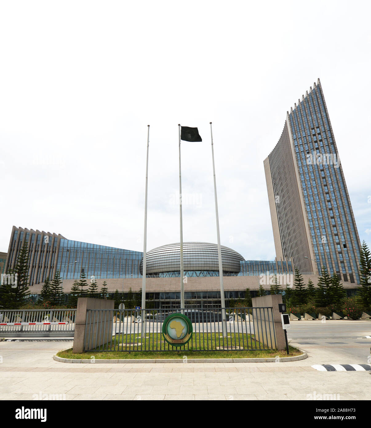 The African Union Headquarters in Addis Ababa, Ethiopia Stock Photo - Alamy