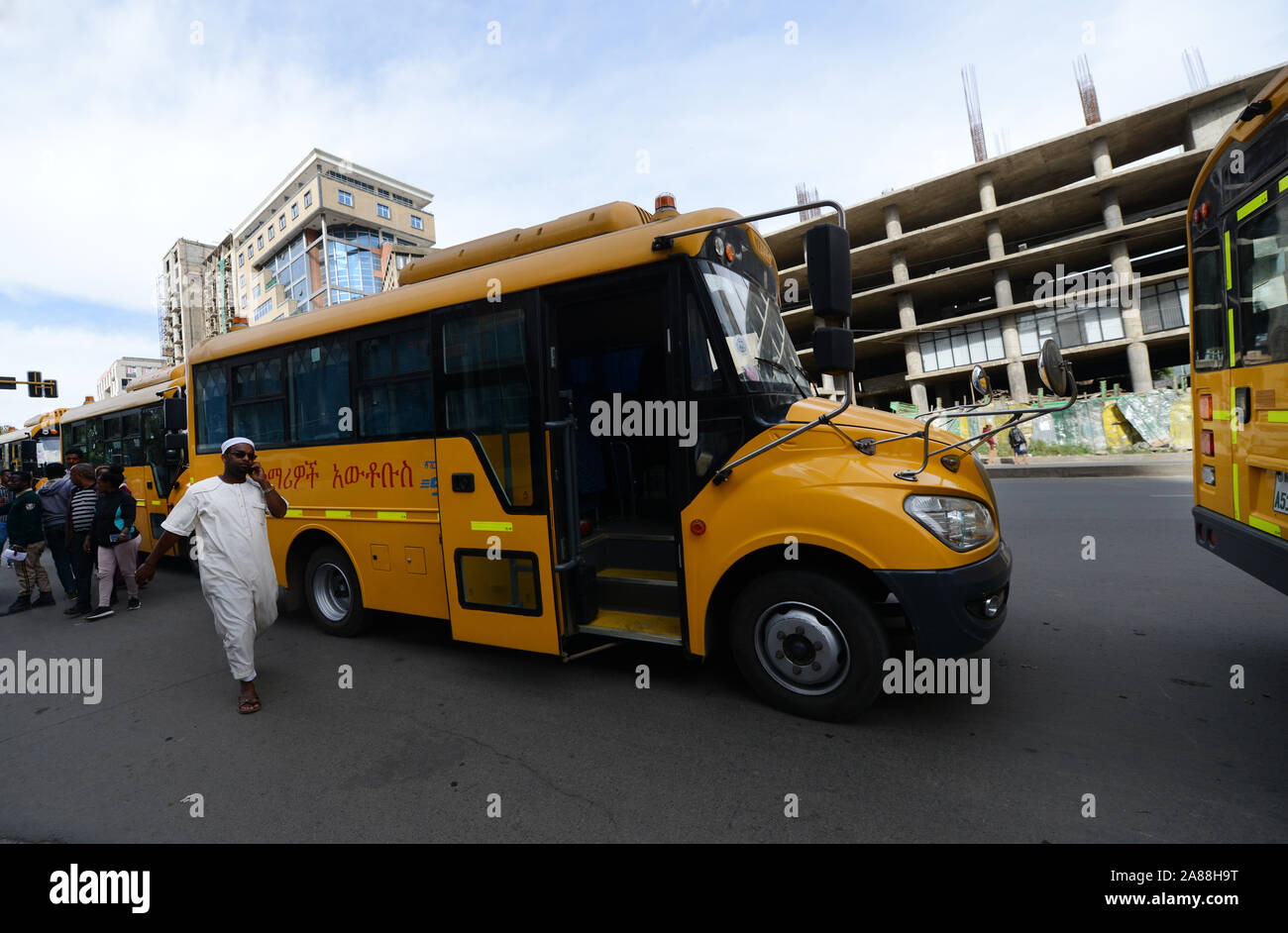 Ethiopian school bus hi-res stock photography and images - Alamy