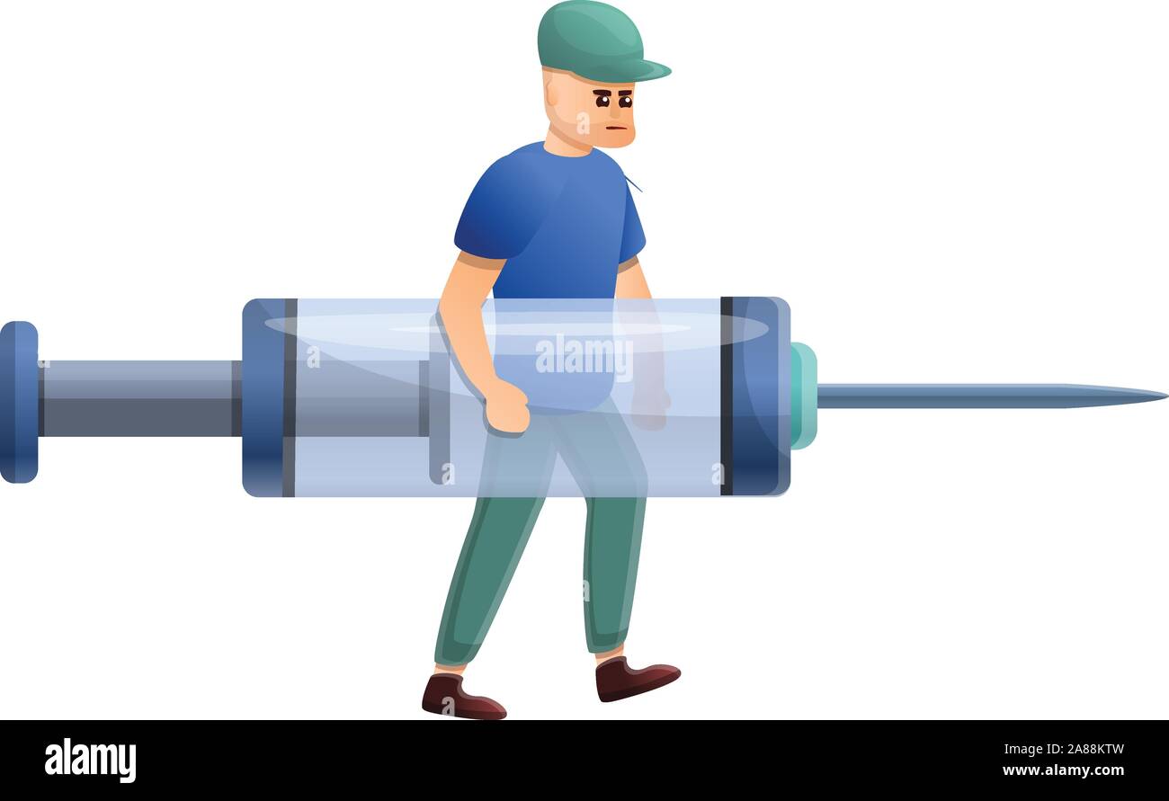 Drug addiction icon. Cartoon of drug addiction vector icon for web ...