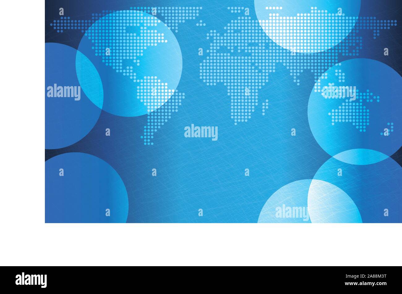 Abstract Blue World Map Background - Vector Illustration Stock Vector ...