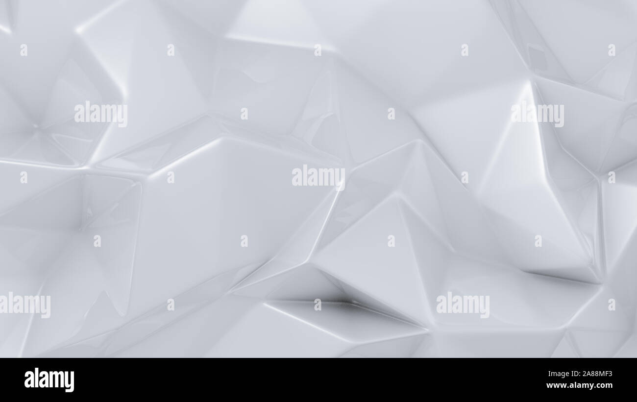 Stylish white crystal background.3d rendering 3d illustration Stock ...