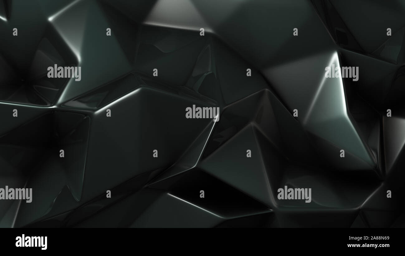 Stylish black crystal background. 3d rendering 3d illustration Stock ...
