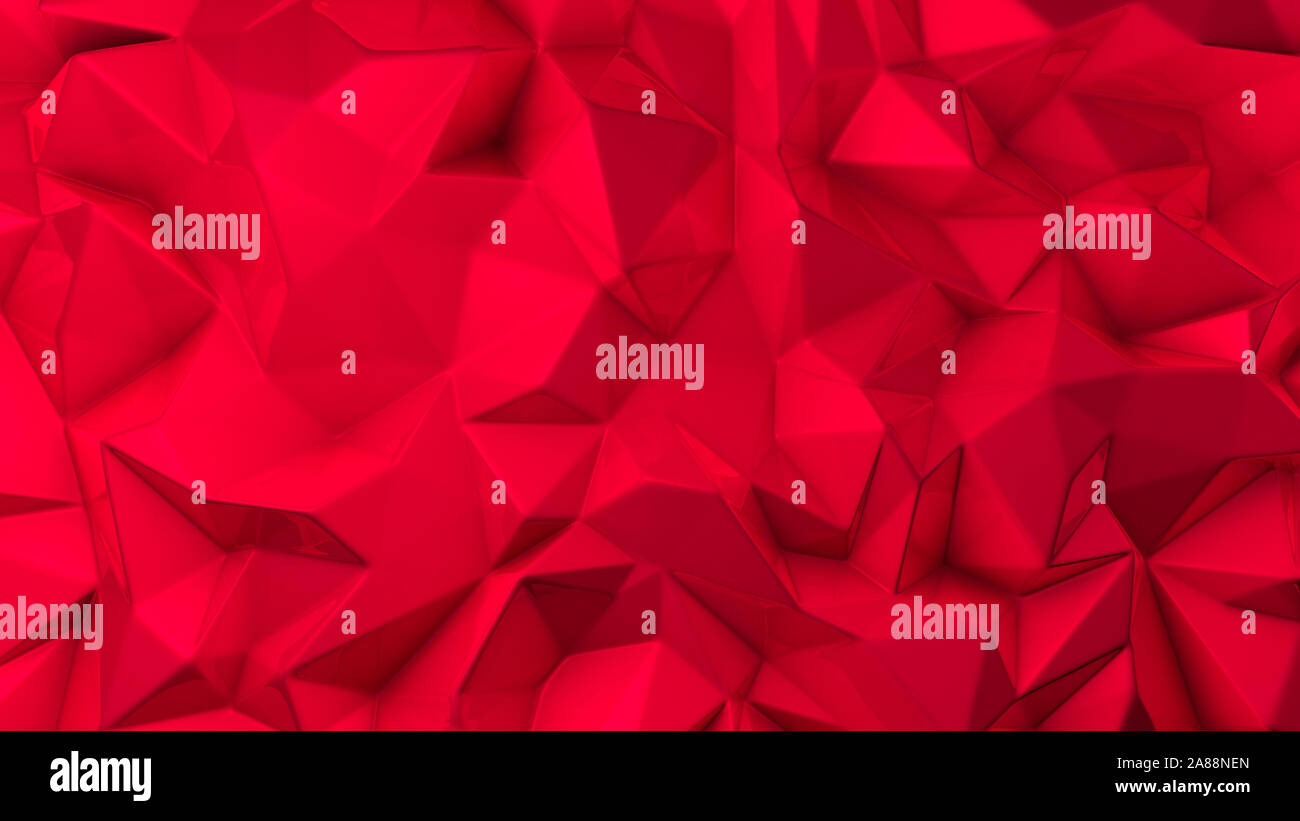 Stylish red crystal background.3d rendering 3d illustration Stock Photo ...