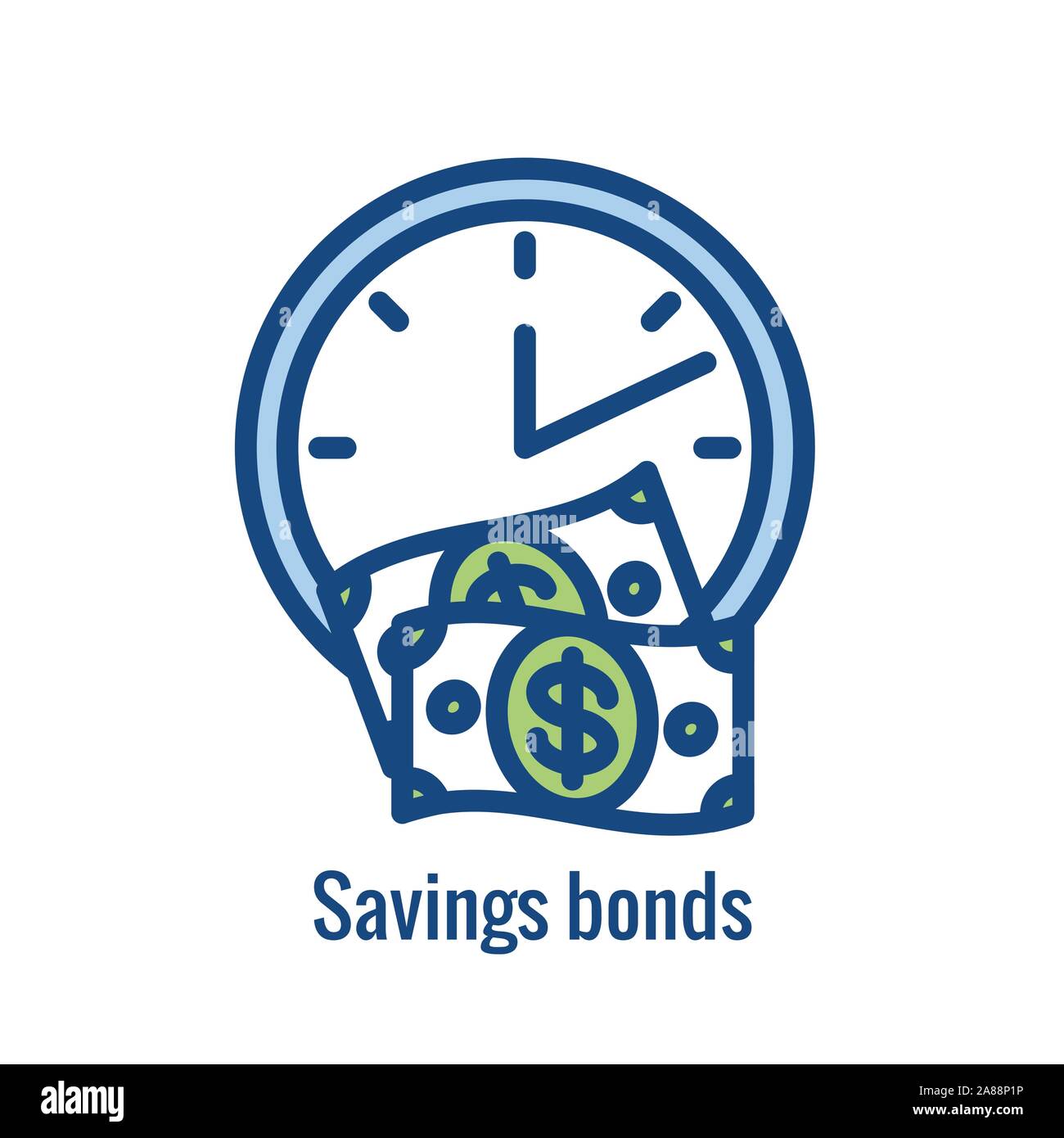 Investment - Banking Icon showing increase in amount Stock Vector Image ...
