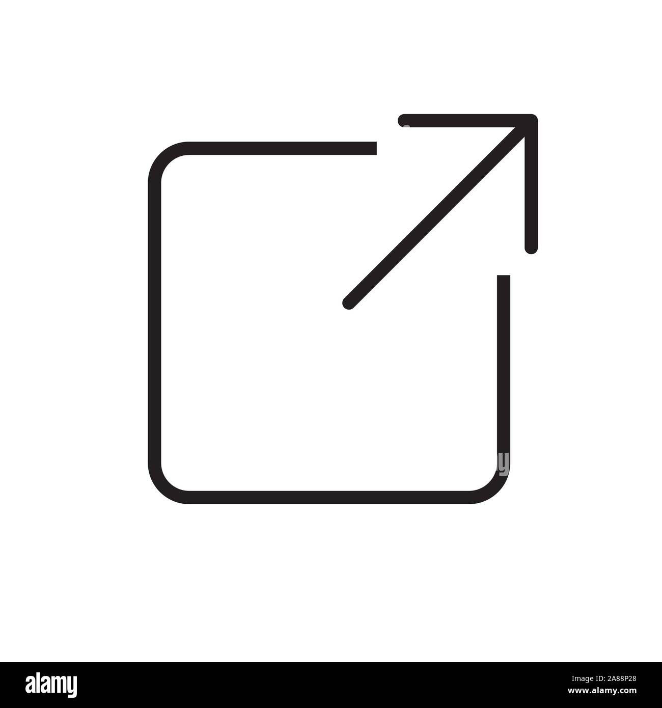 Internet chain icon outline Cut Out Stock Images & Pictures - Alamy