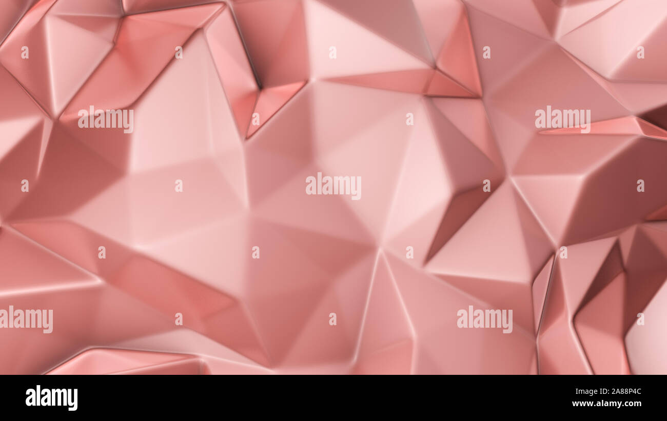Stylish pink crystal background.3d rendering 3d illustration Stock ...