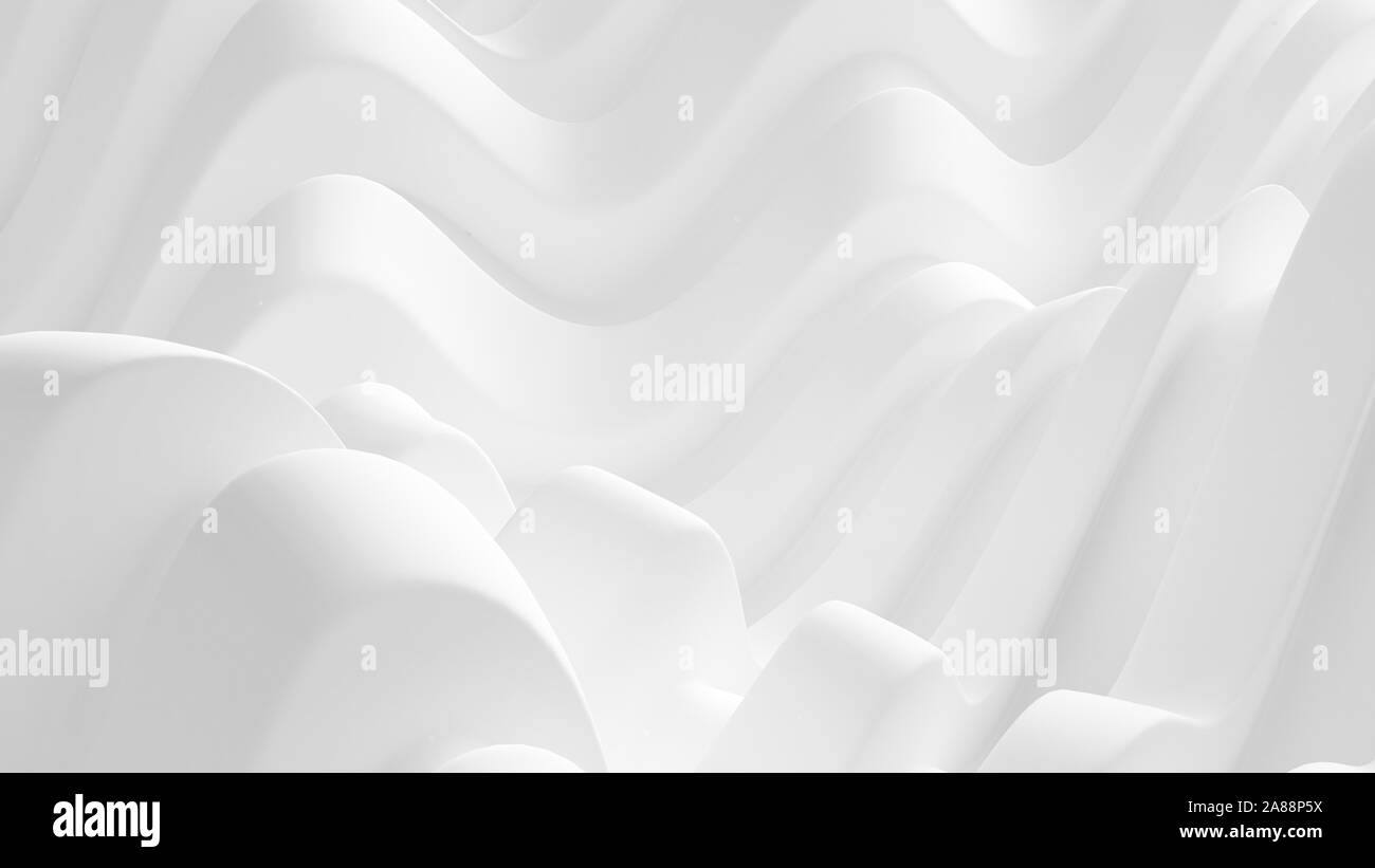 Elegant white background with drapery fabric. 3d rendering, 3d illustration Stock Photo - Alamy