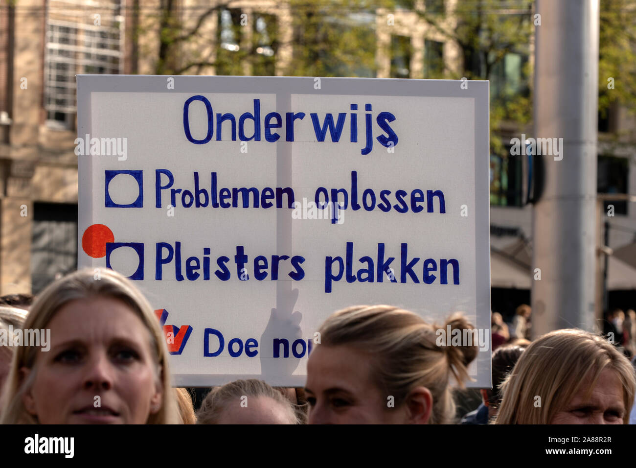 Close Up Billboard At The Education Demonstration On The Dam The ...