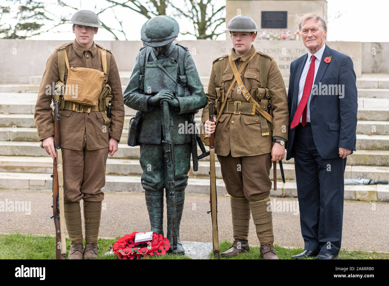 Tommy World War One Soldier Statue High Resolution Stock Photography ...
