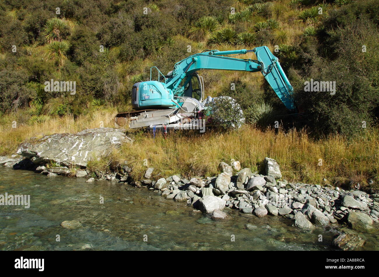 Te Araroa Trail. Motatapu Alpine Track. South Island. New Zealand Stock ...