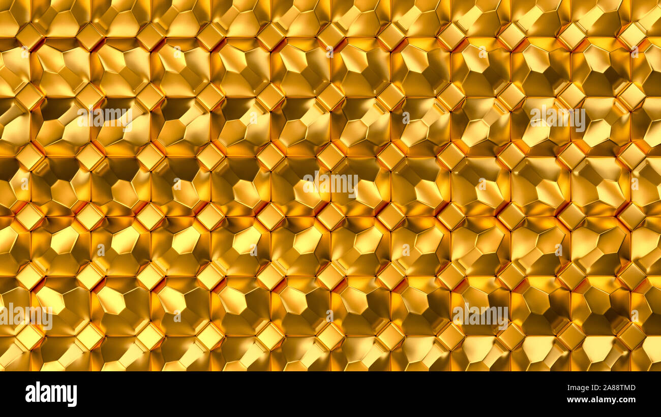 Gold metal background texture. 3d rendering, 3d illustration Stock ...