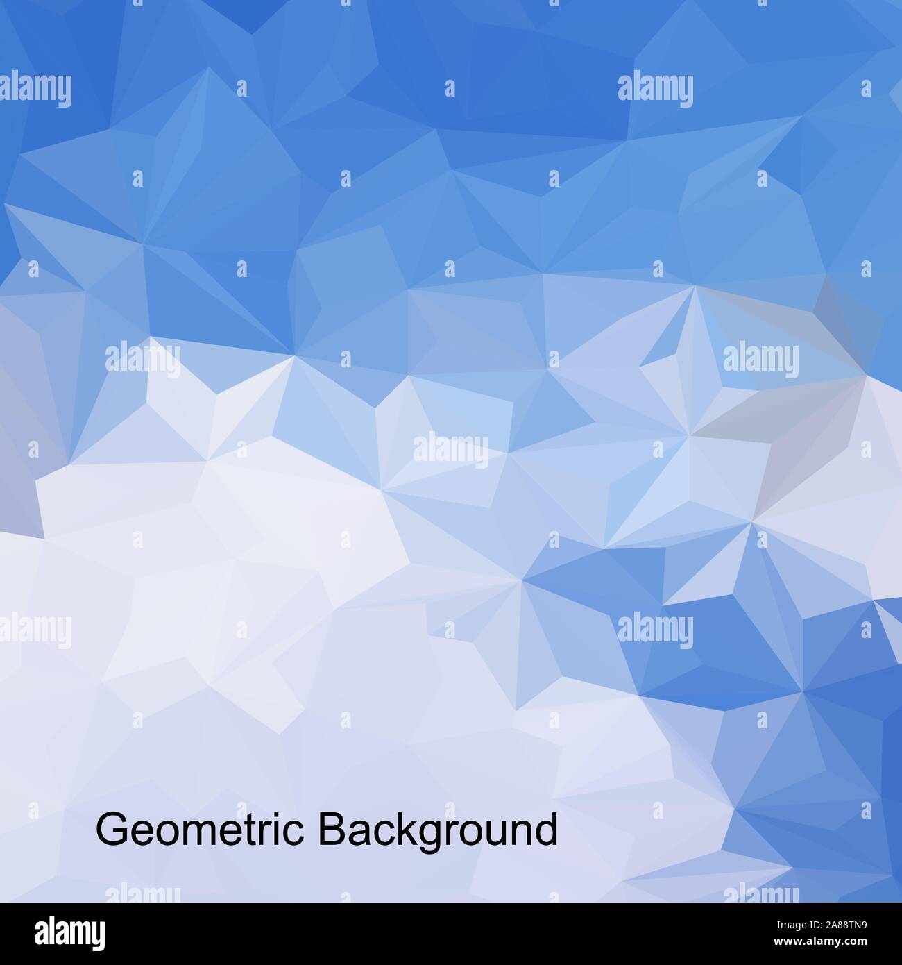 blue abstract triangular background. Vector graphics. mosaic style. geometric design. eps 10 ...