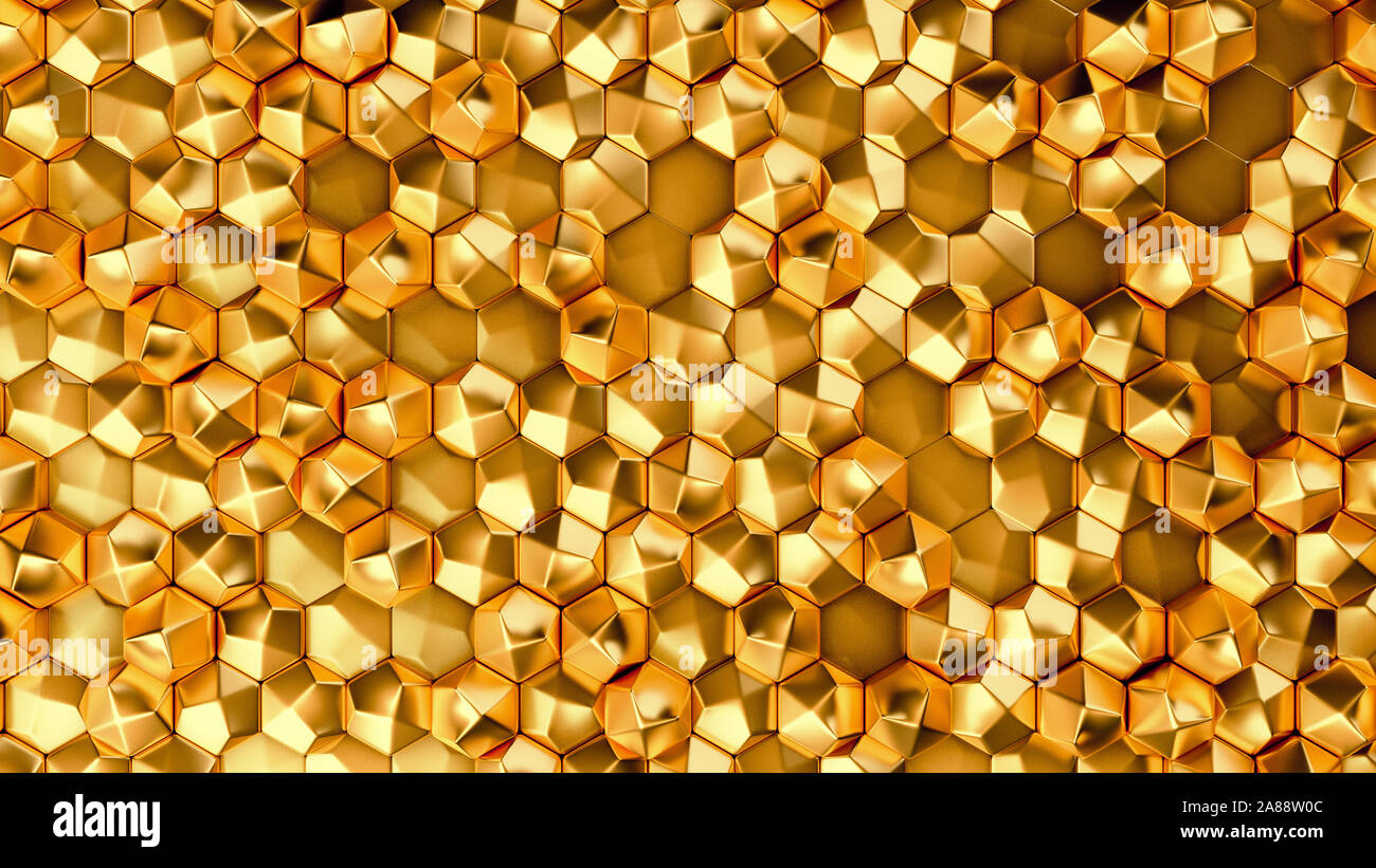 Gold metal background texture. 3d rendering, 3d illustration Stock ...