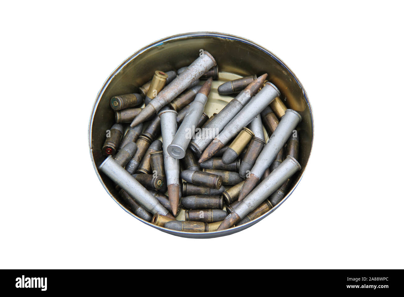 A Collection of Vintage Ammunition Gun Bullets Stock Photo - Alamy