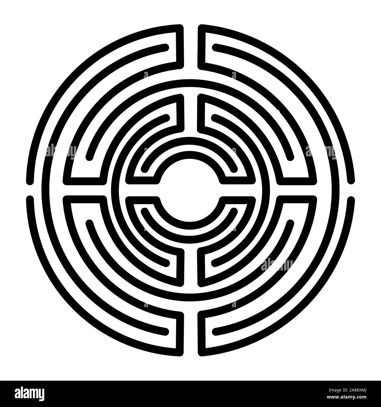 Labyrinth ancient greece Cut Out Stock Images & Pictures - Alamy