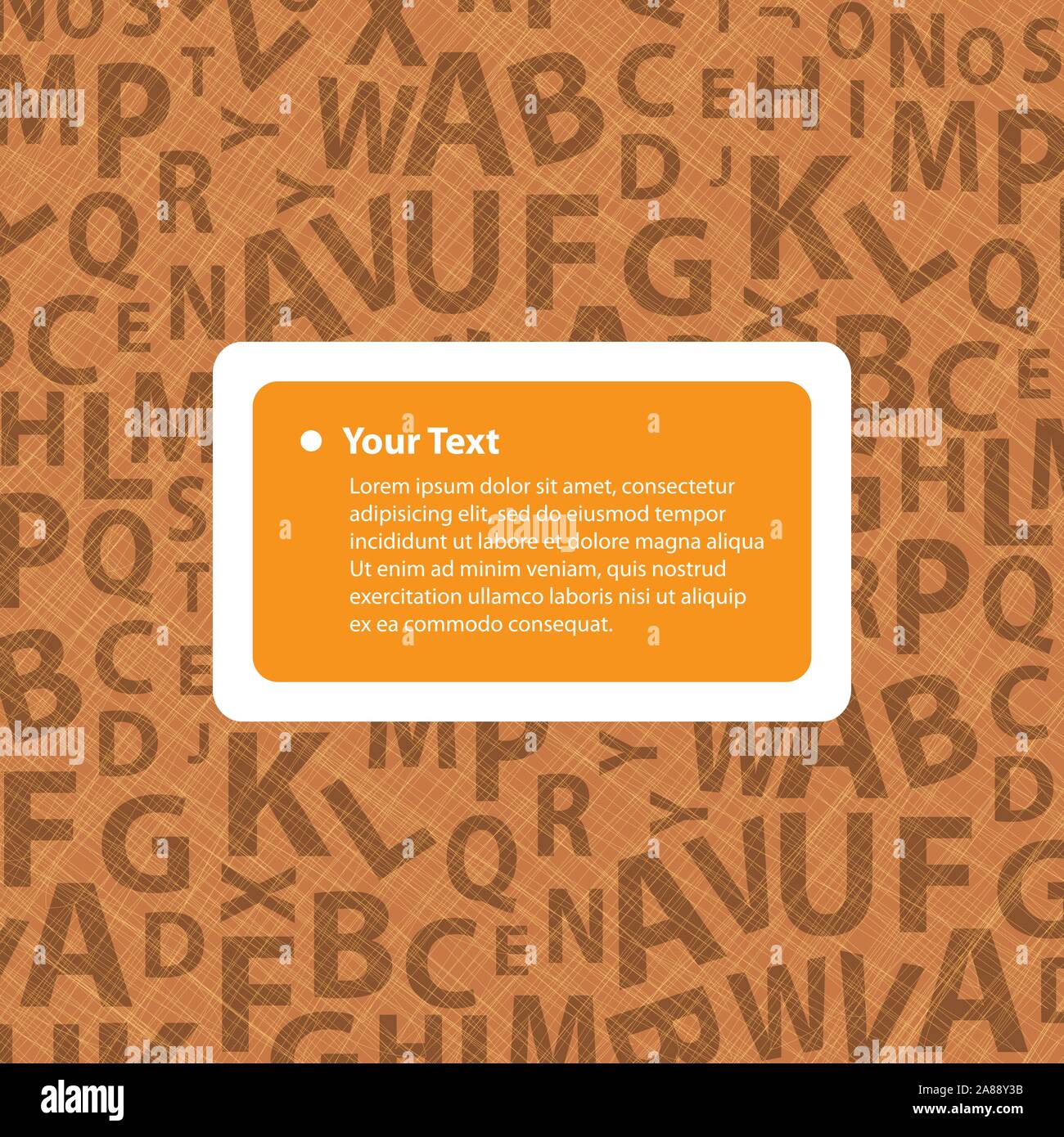 Alphabet Letters Background for School Or Education Stock Vector Image ...