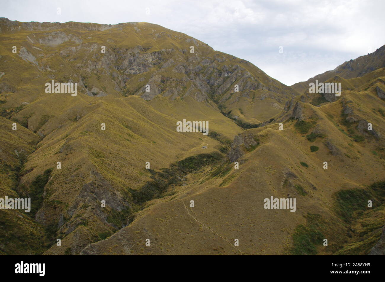 Te Araroa Trail. Motatapu Alpine Track. South Island. New Zealand Stock ...
