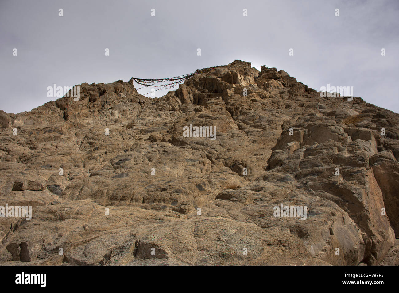 View landscape of Leh Stok Monastery or Stok Gompa Palace at Leh Ladakh ...