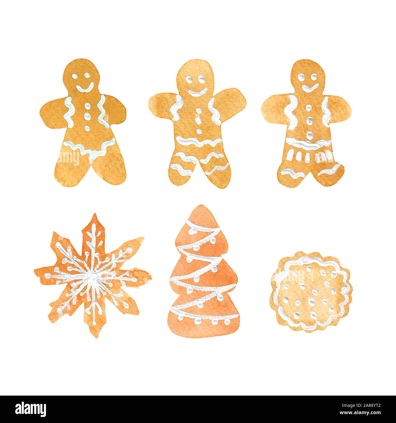 Christmas ginger cookies candy Cut Out Stock Images & Pictures - Alamy
