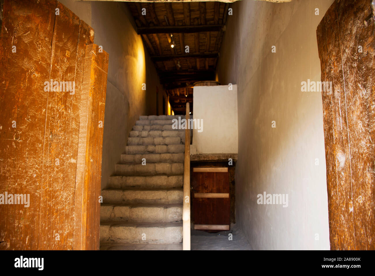 Interior decoration and furniture design of Leh Stok Monastery or Stok ...