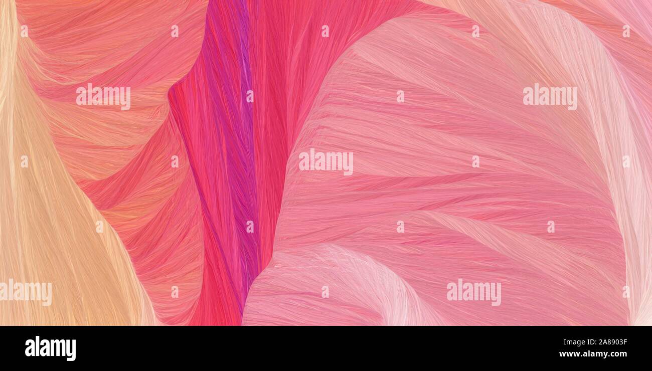 curved lines background or backdrop with light coral, moderate pink and ...