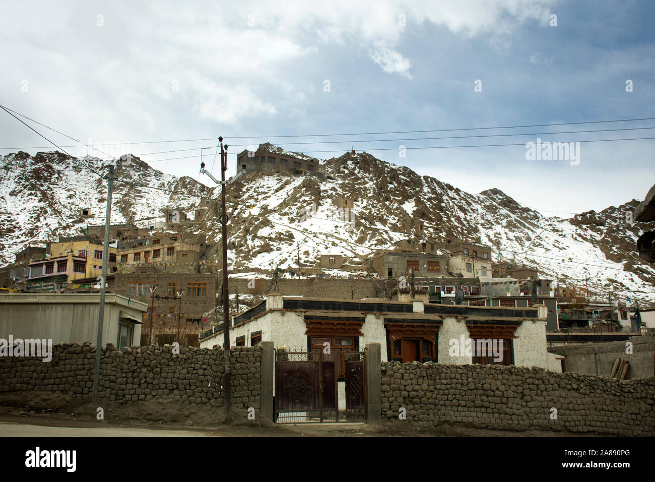 JAMMU KASHMIR, INDIA - MARCH 20 : Indian and tibetan people walking ...