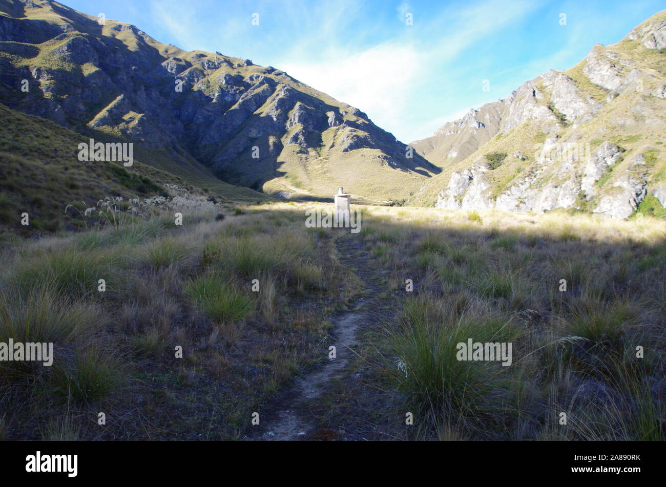 Highland Creek Hut. Te Araroa Trail. Motatapu Alpine Track. South ...