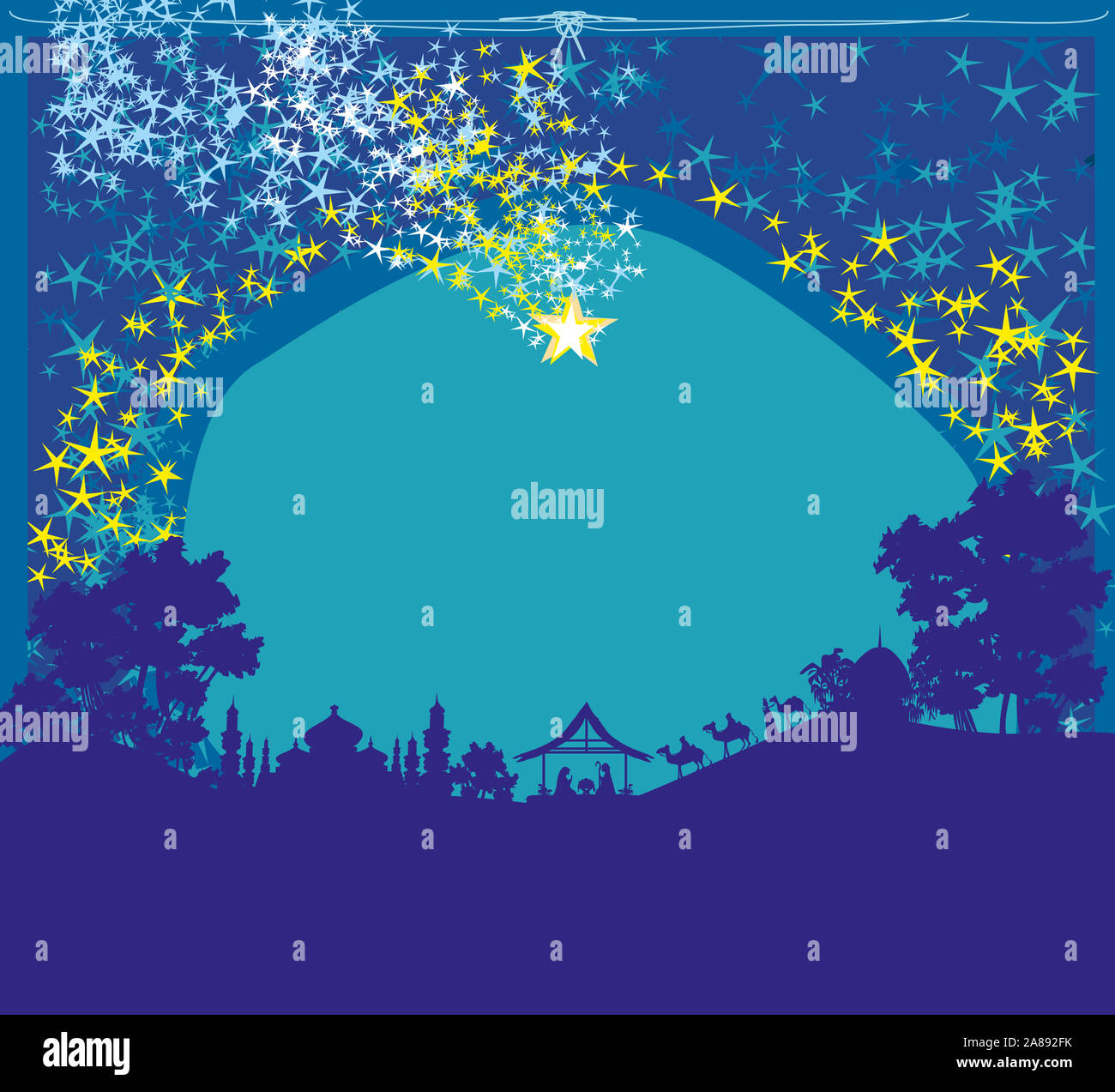 Birth of jesus bethlehem frame hi-res stock photography and images - Alamy
