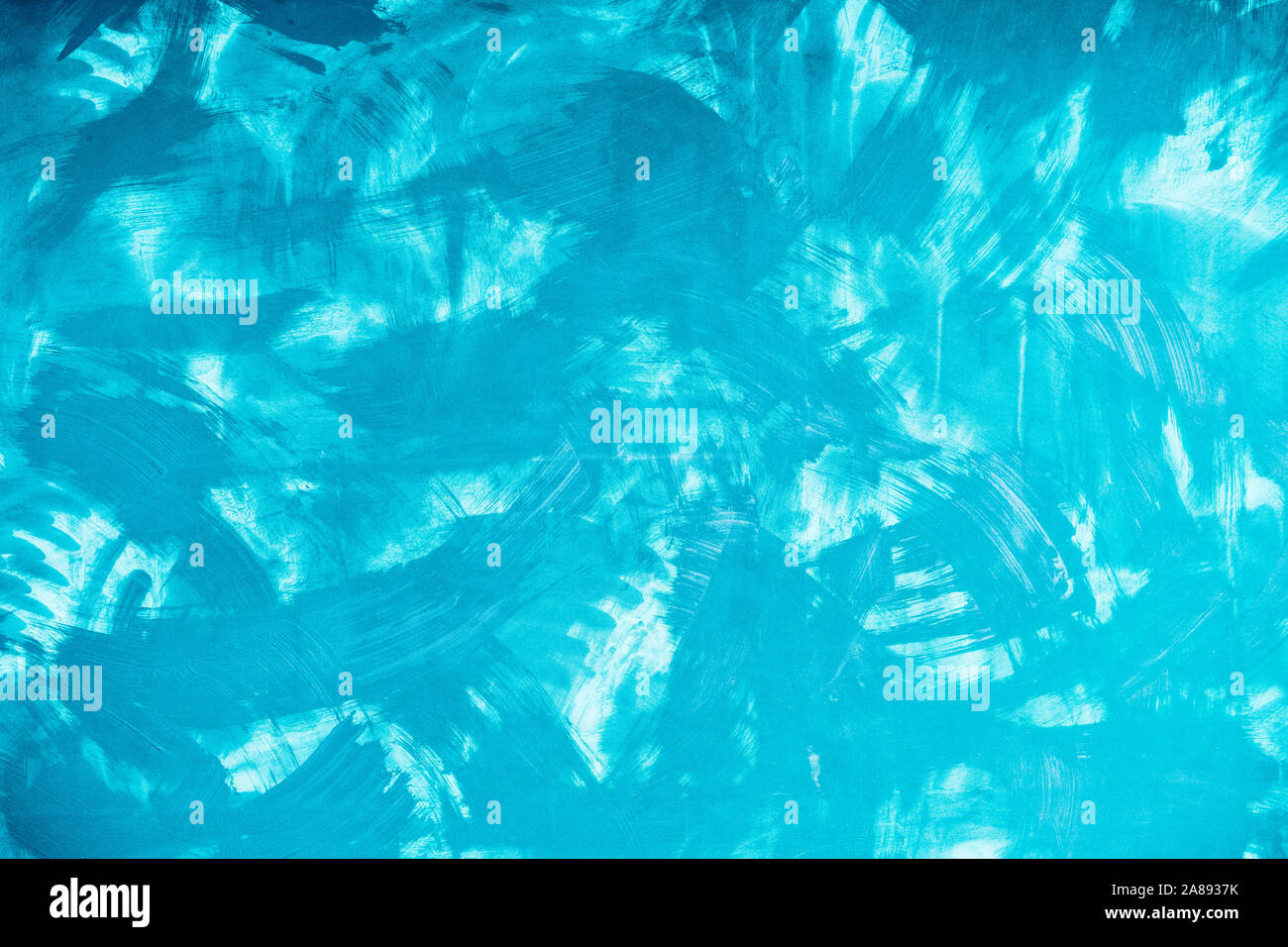 blue streaks of watercolor paints closeup. Color paint background Stock ...