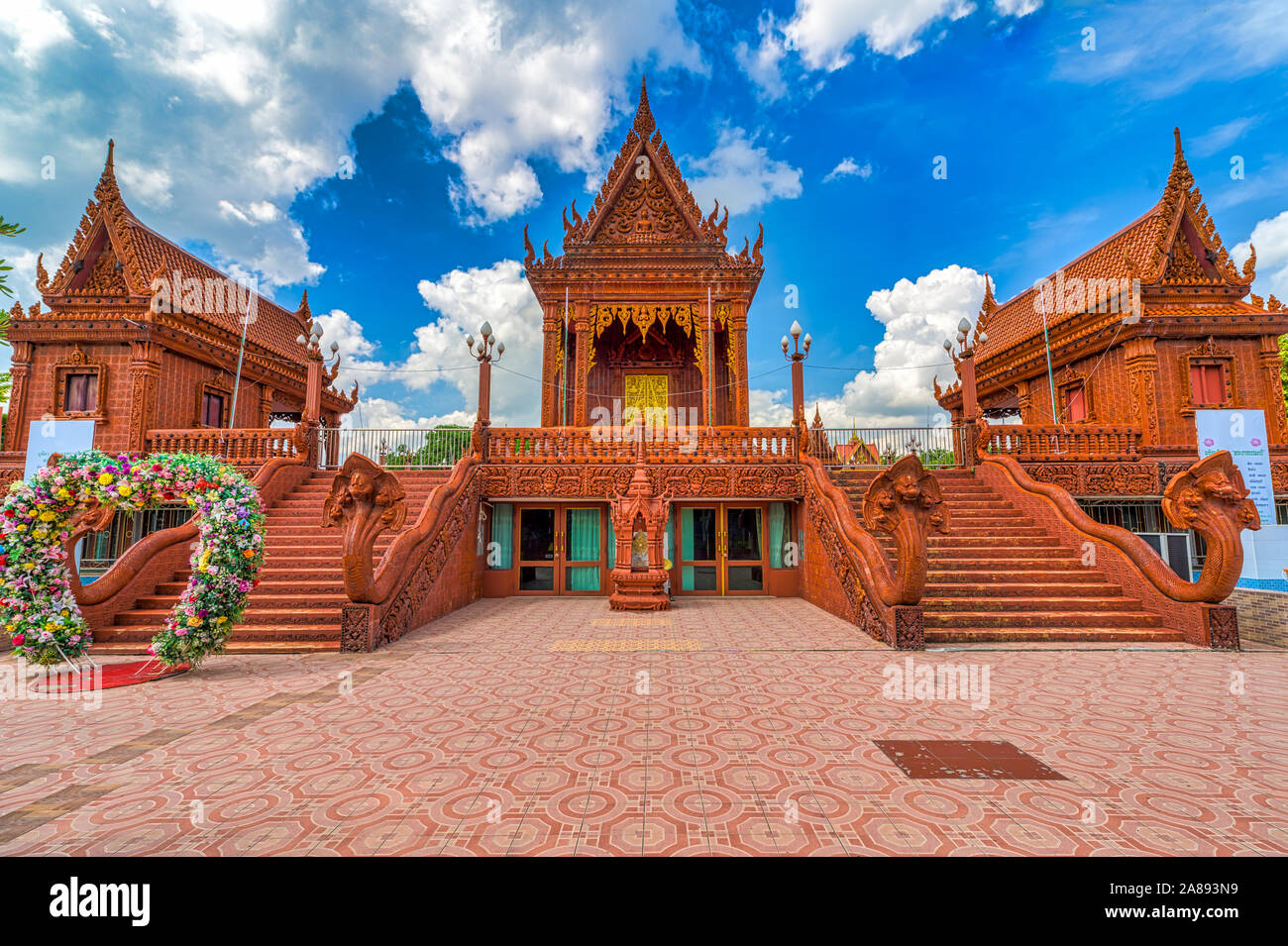 Bang Chan / Bangkok / Thailand / October 27, 2019 : Wat Sammachanyawat ...