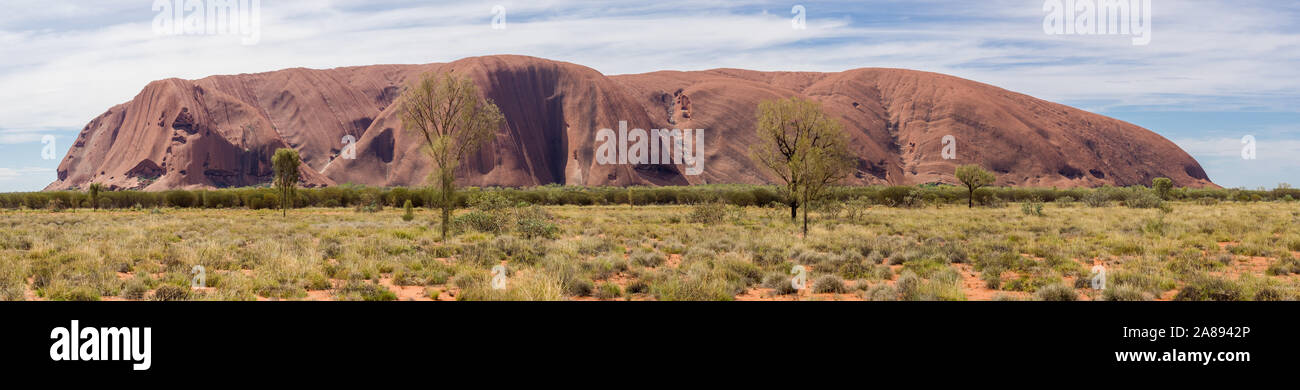 Uluru, or Ayers Rock, is a massive sandstone monolith in the heart of ...