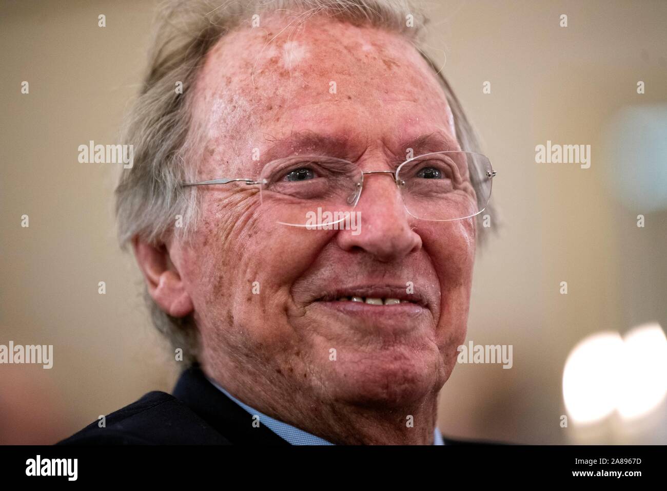 Veteran entertainer Tommy Steele at a lunch event at the Lansdowne Club ...