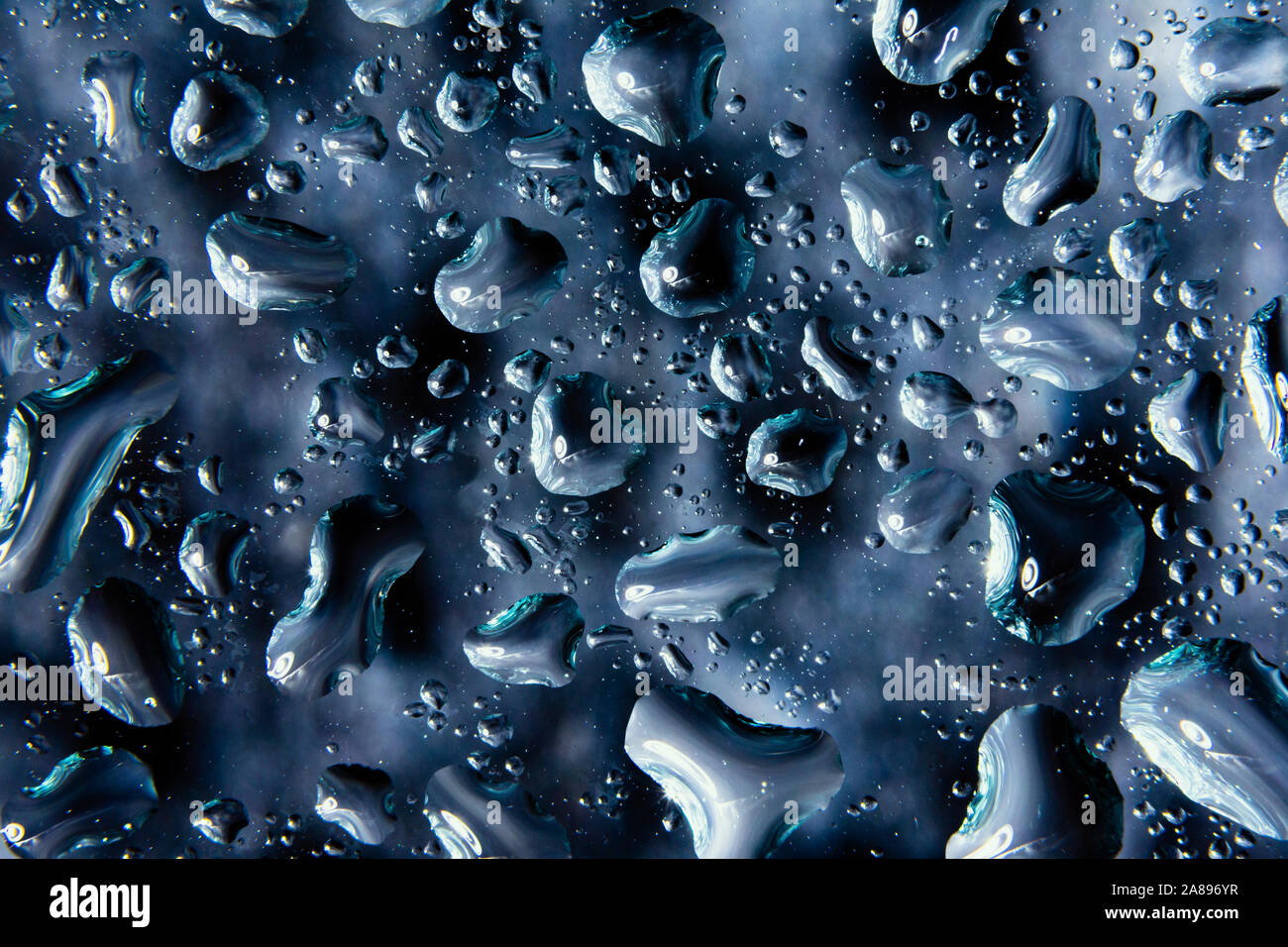 Abstract water on glass hi-res stock photography and images - Alamy