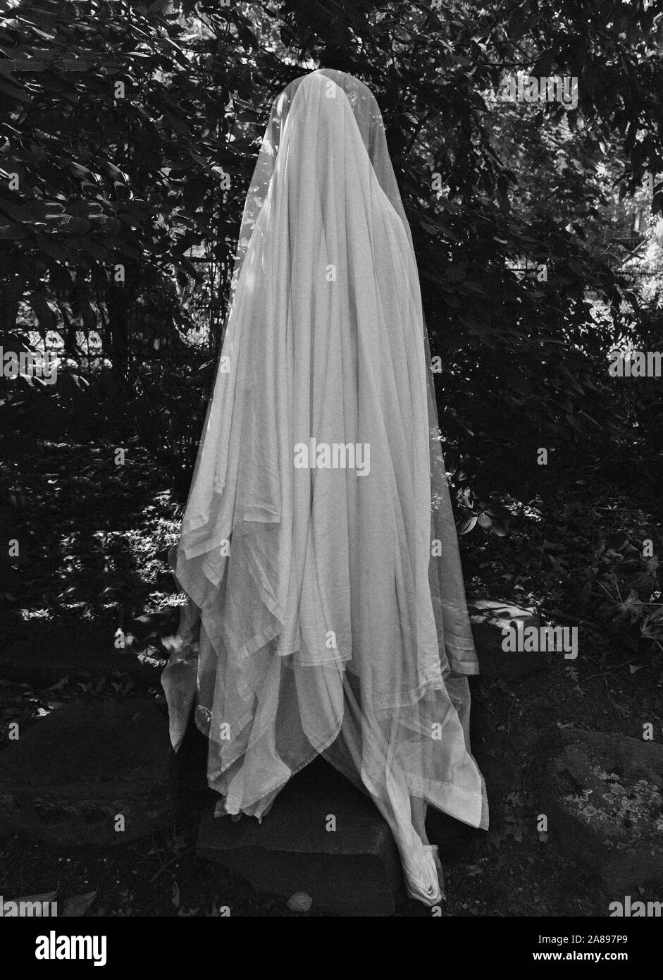 Ghost standing Black and White Stock Photos & Images - Alamy