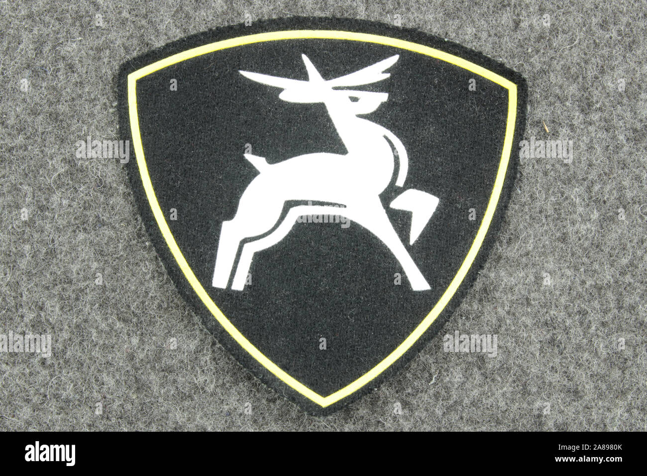 Russian military chevron. Russian Army patch on solder's uniform ...