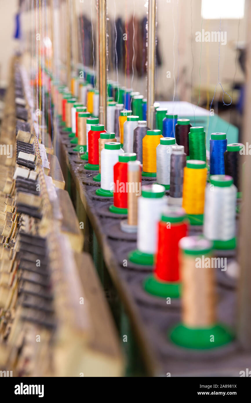 Industrial embroidery machine hi-res stock photography and images - Alamy
