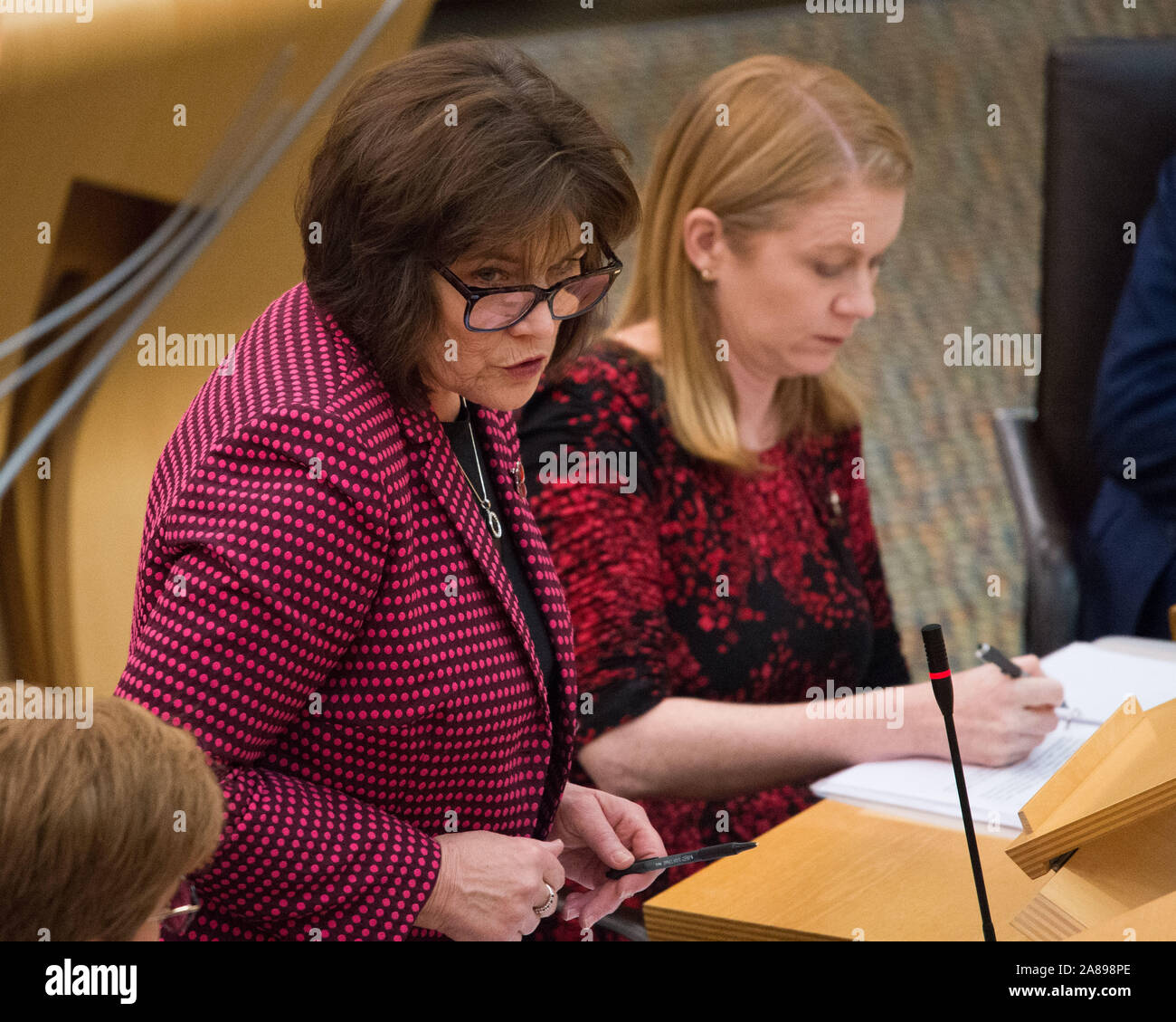 Close up of jeane freeman in debating chamber hi-res stock photography ...