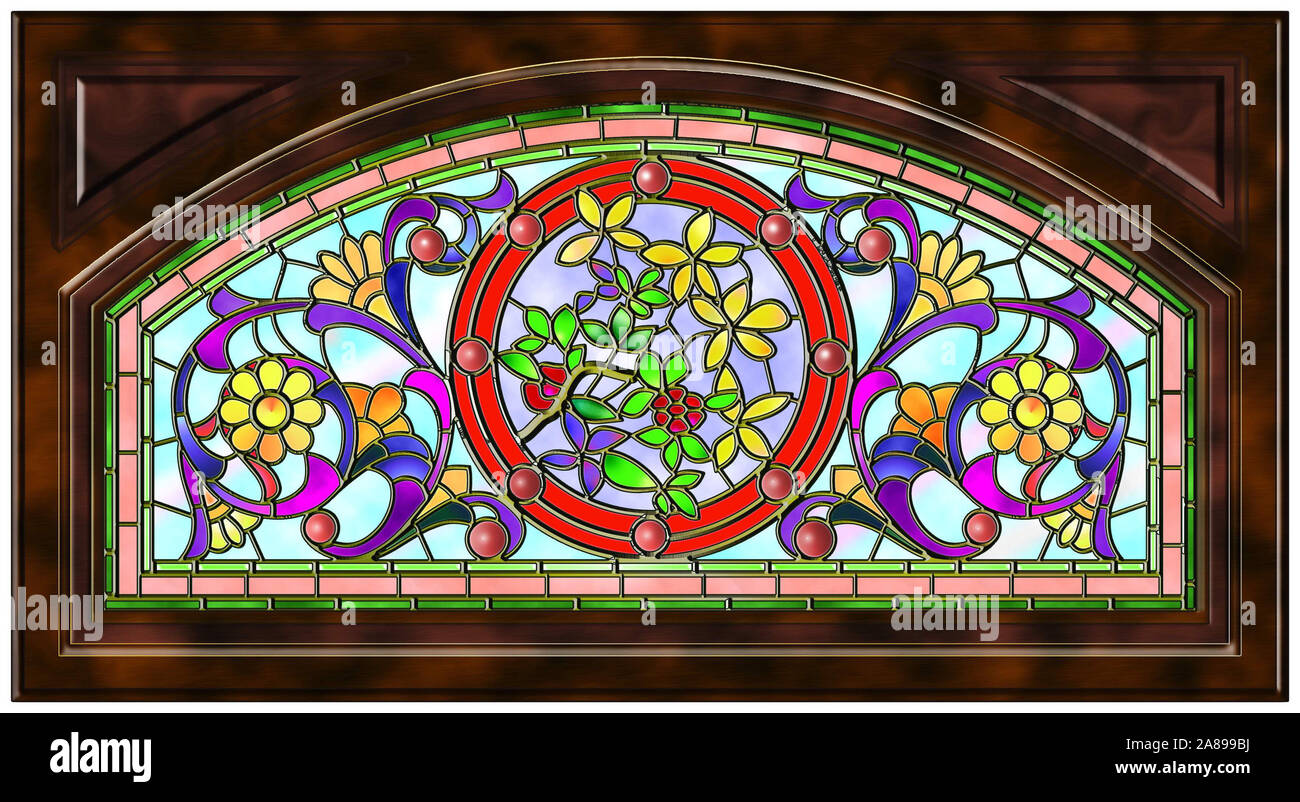 Detail stained glass art Cut Out Stock Images & Pictures - Alamy