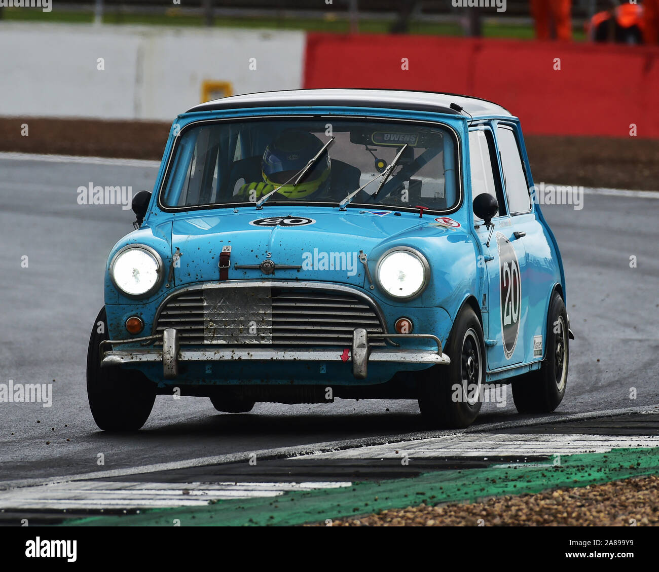 Endaf Owens, Morris Mini Cooper S, Mini Celebration Trophy, Masters Historic Racing, Silverstone ...