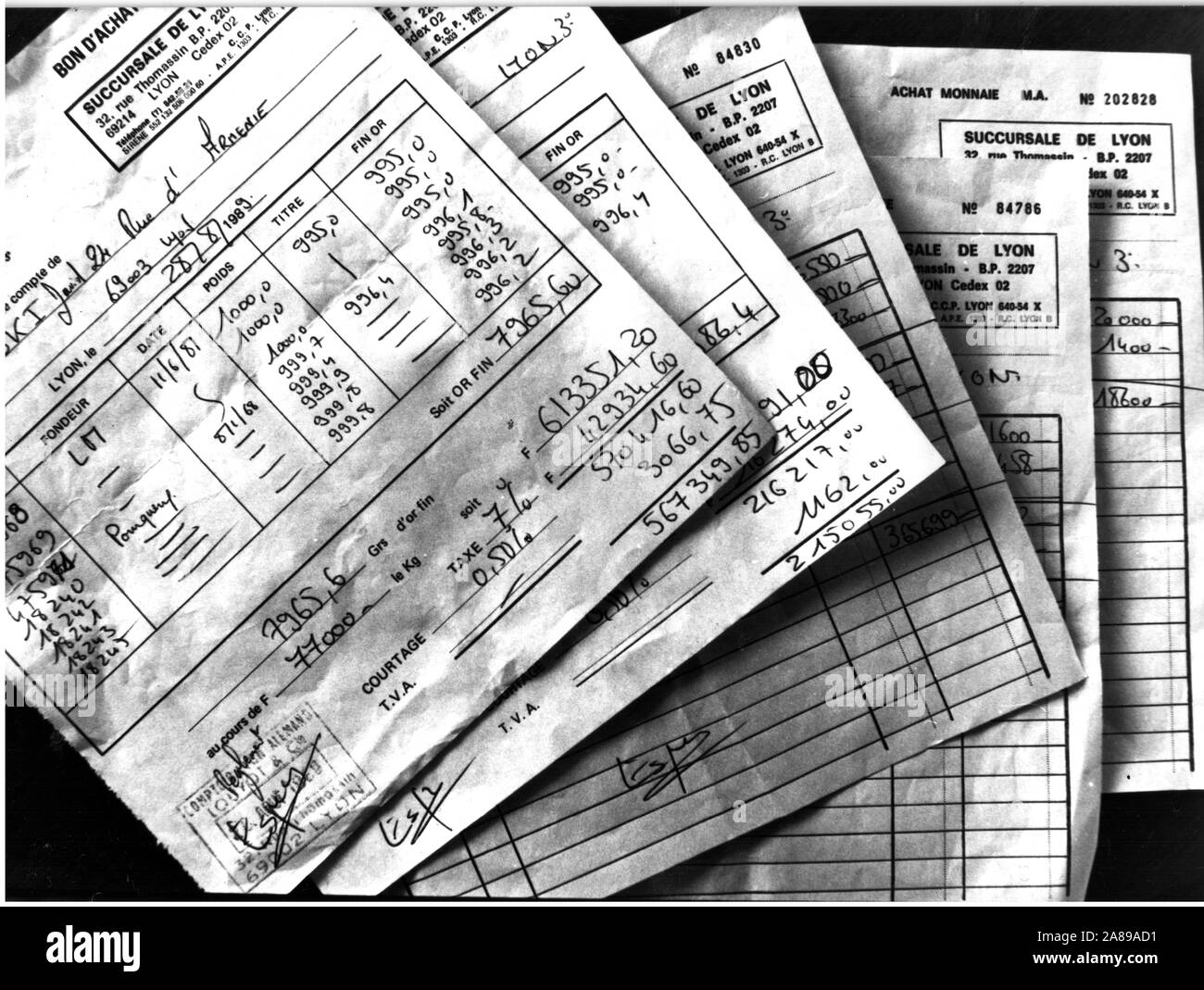 Archives 80ies: David Hosanski case, Lyon, France Stock Photo - Alamy