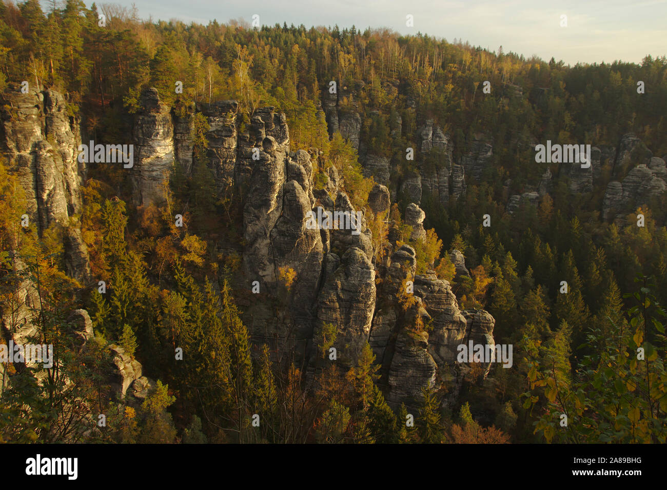 Rock formation bastei hi-res stock photography and images - Alamy