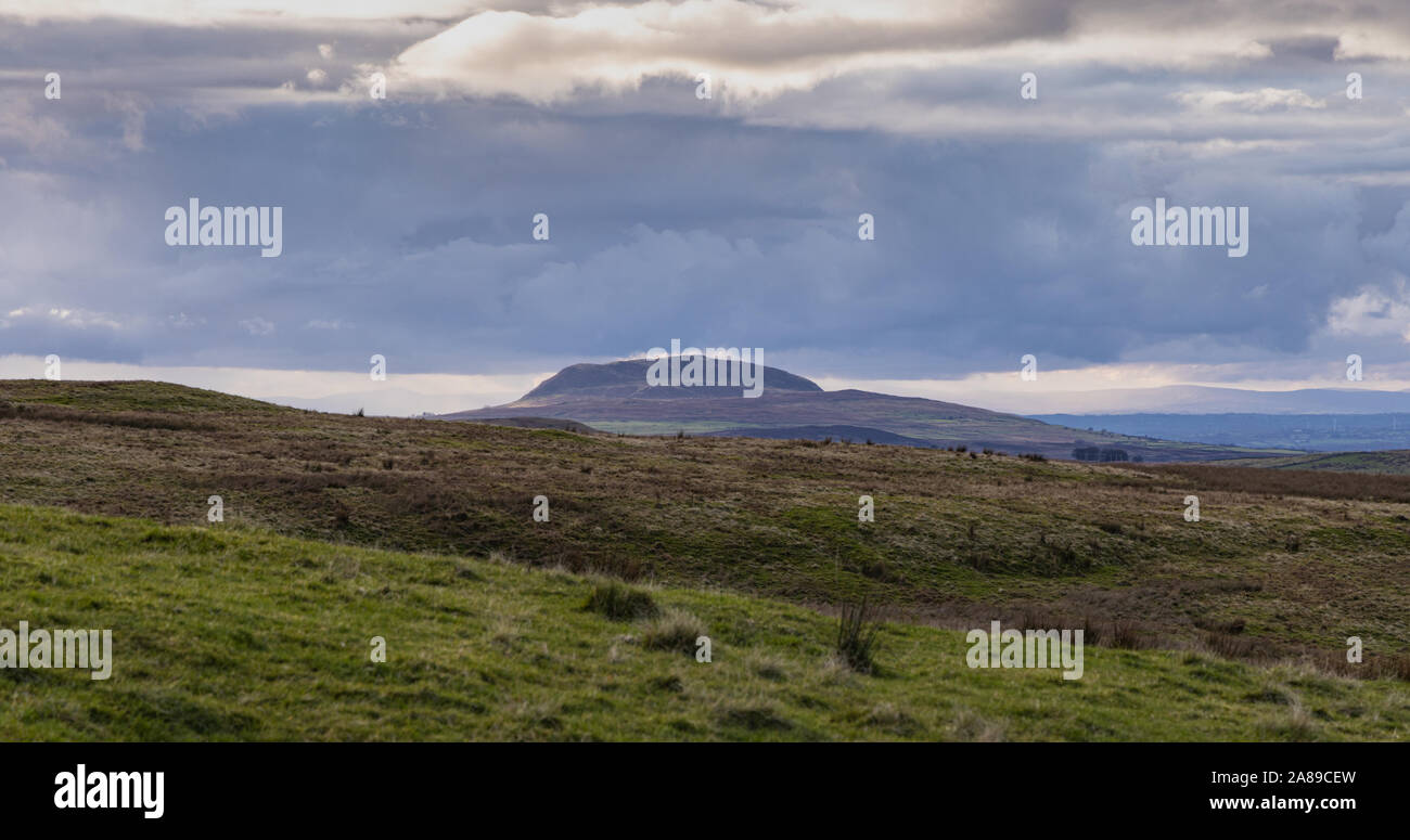 The Iconic Slemish mountain, County Antrim, Northern Ireland Stock ...
