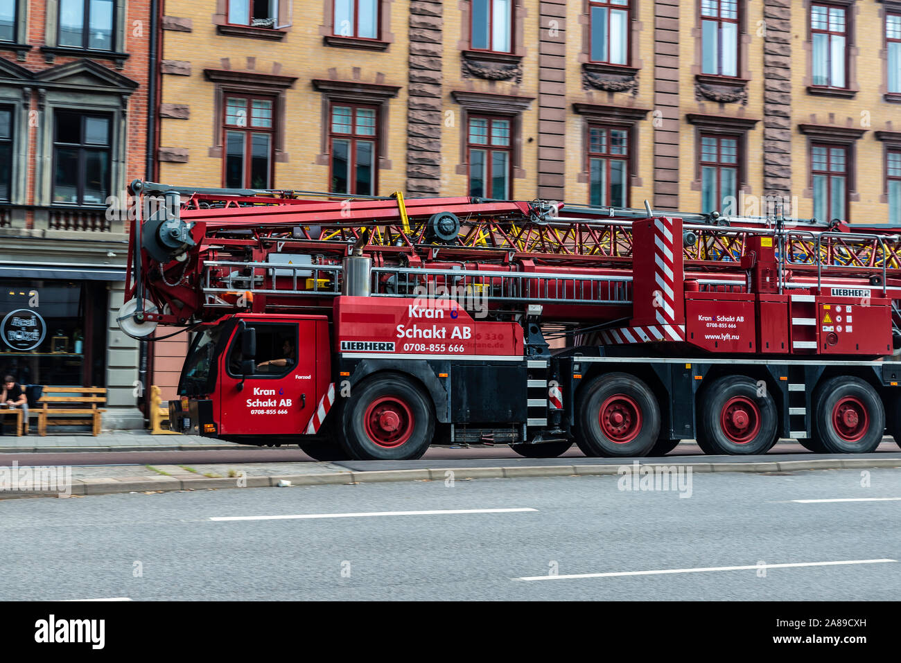 Liebherr mobile crane hi-res stock photography and images - Alamy