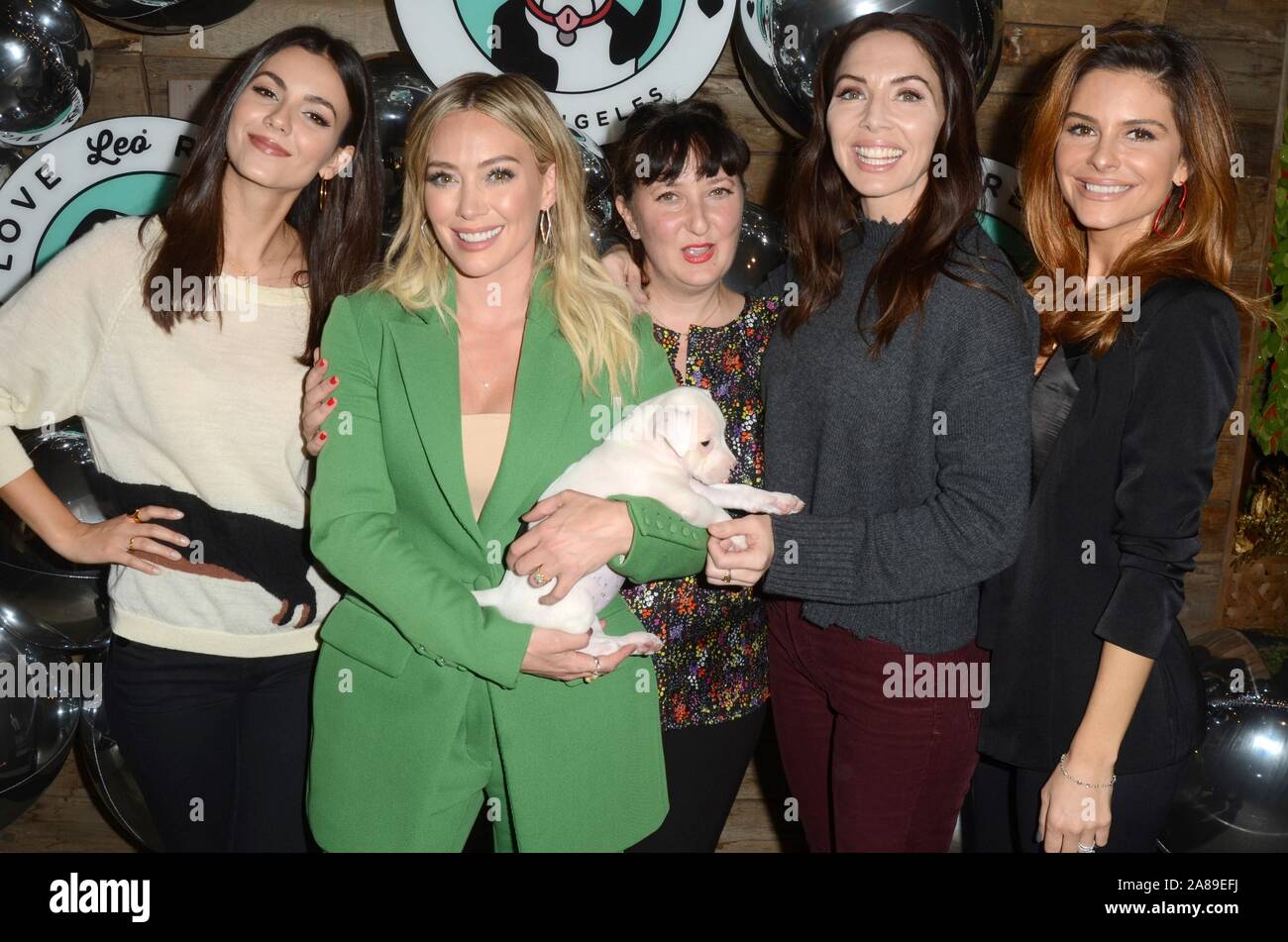 Los Angeles, CA. 6th Nov, 2019. Victoria Justice, Hilary Duff, Sasha ...