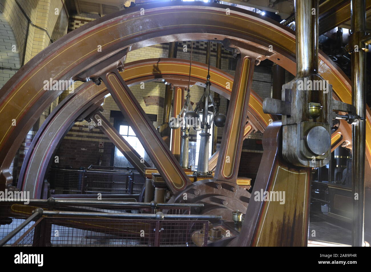 Beam engines in operation at Abbey Pumping Station in Leicester ...