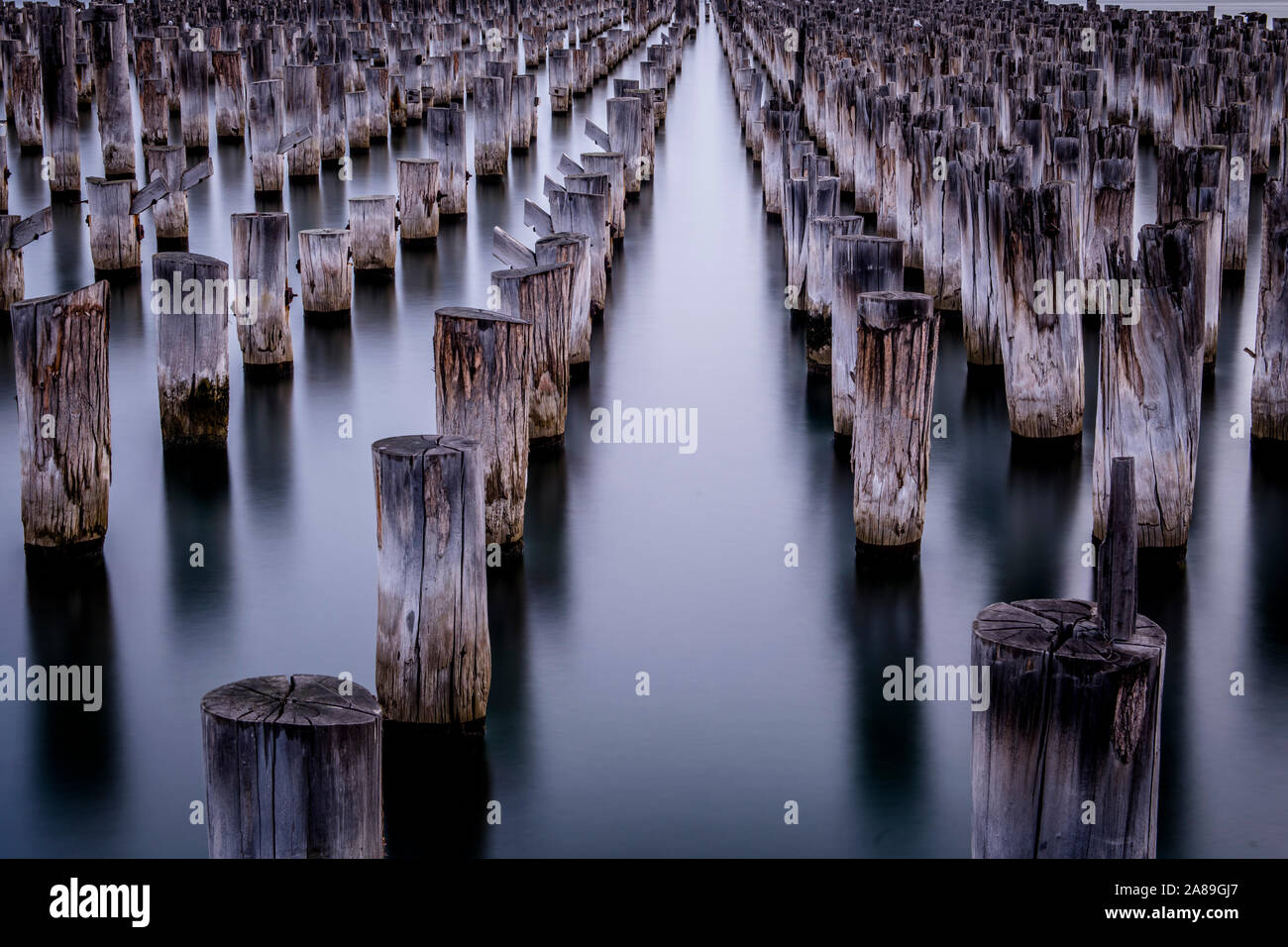 4 Nov 19. Melbourne, Australia. Original pylons, circa 1912 of Princess ...